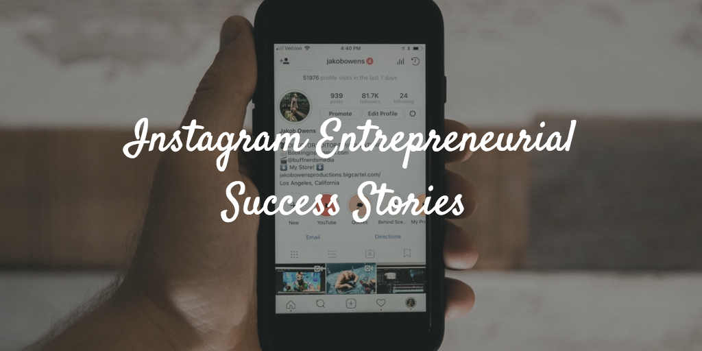Instagram Entrepreneurial Success Stories - WP Millionaire